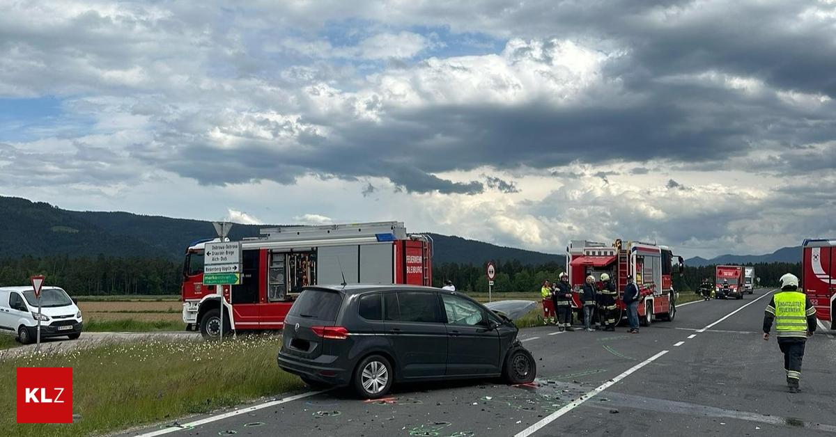 Vier Verletzte : Großeinsatz nach schwerem Verkehrsunfall in Kärnten